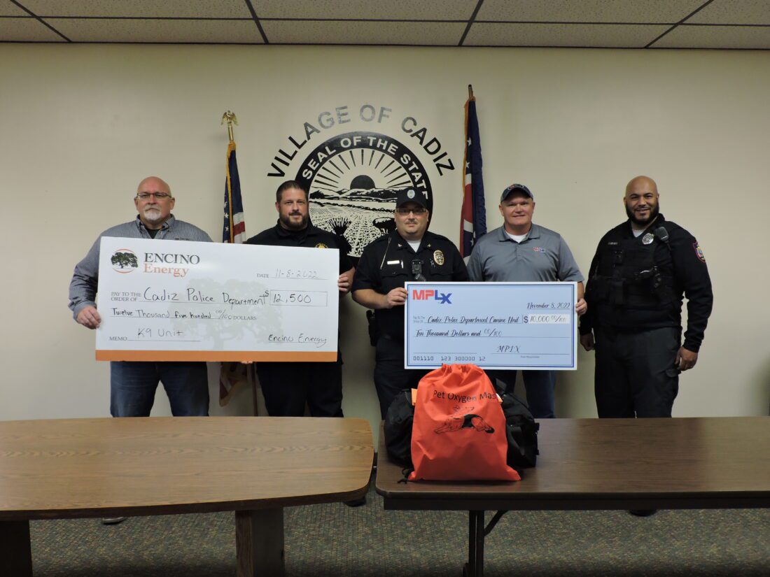 Cadiz Police get donation to revive K-9 unit | News, Sports, Jobs - The ...